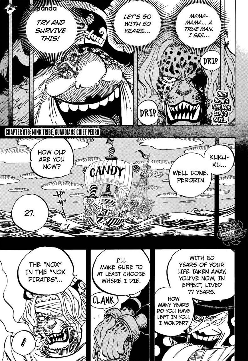 One Piece - Ch.878 - Mink Tribe Guardian Chief Pedro - Mangaread