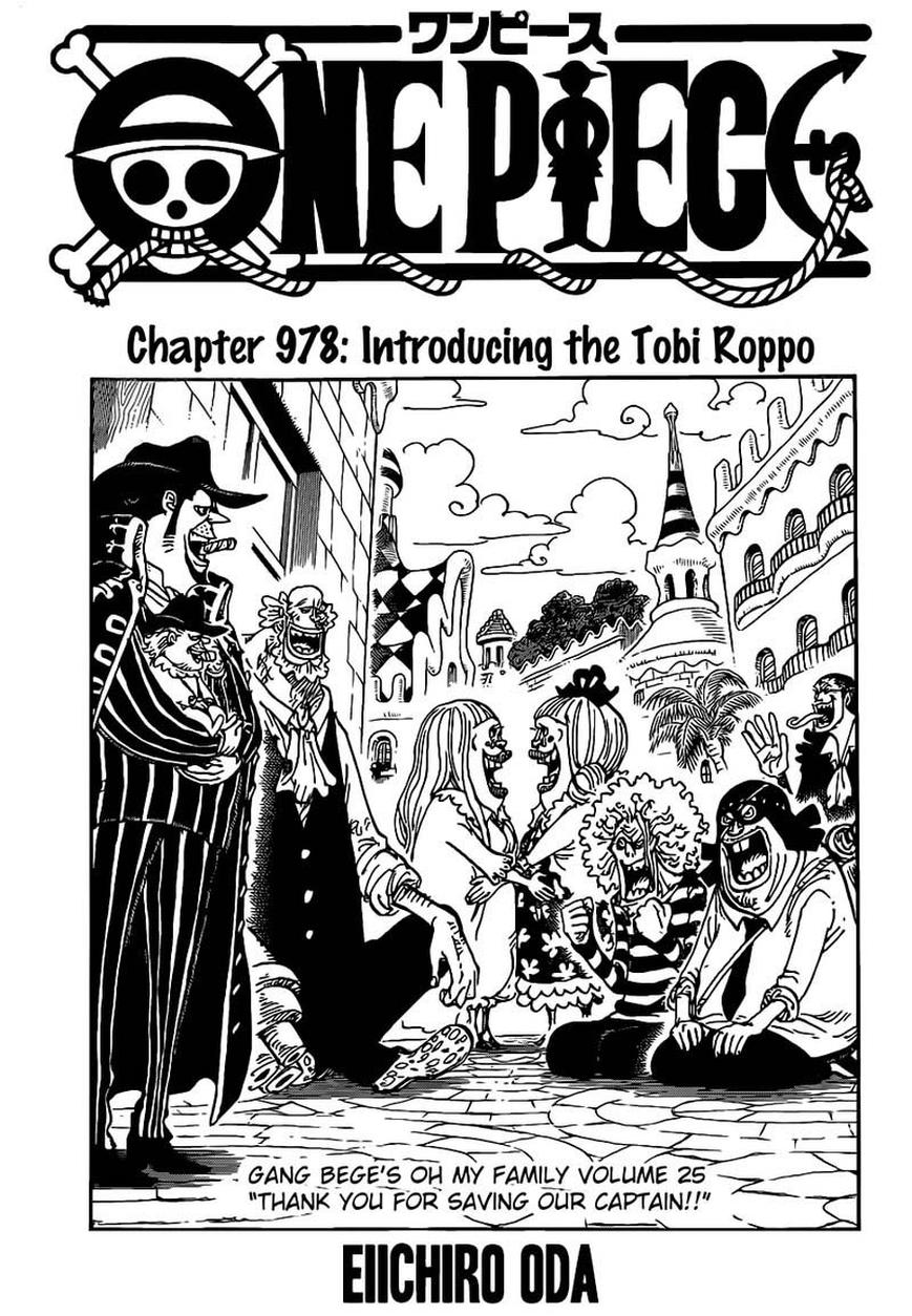 One Piece - Ch.978 - Introducing the Tobi Roppo - Mangaread